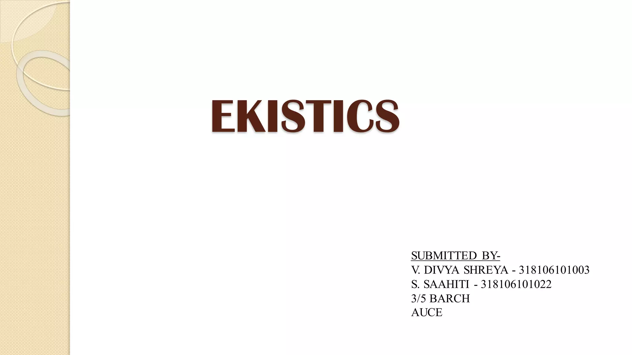 Ekistics | PDF