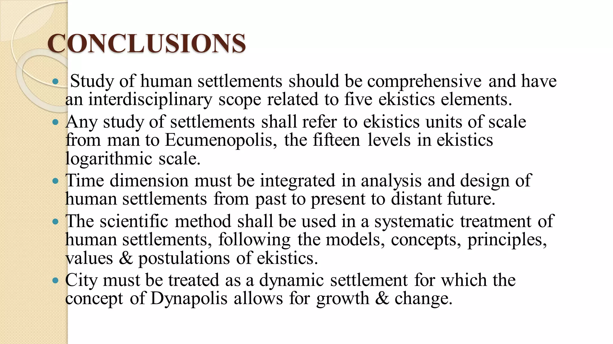 Ekistics | PDF