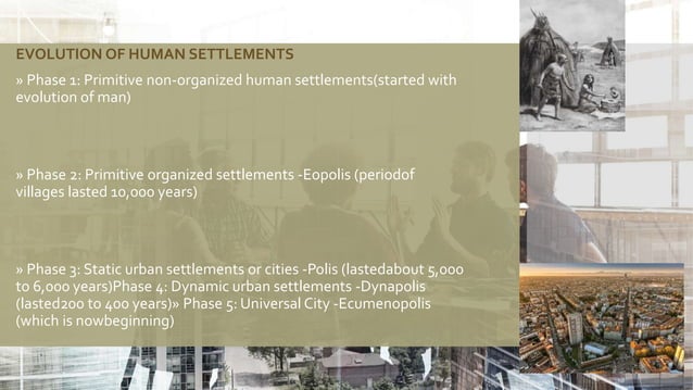 EKISTICS - THE SCIENCE OF HUMAN SETTLEMENT | PPTX