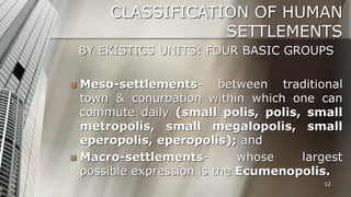 Ekistics taiyaba | PDF