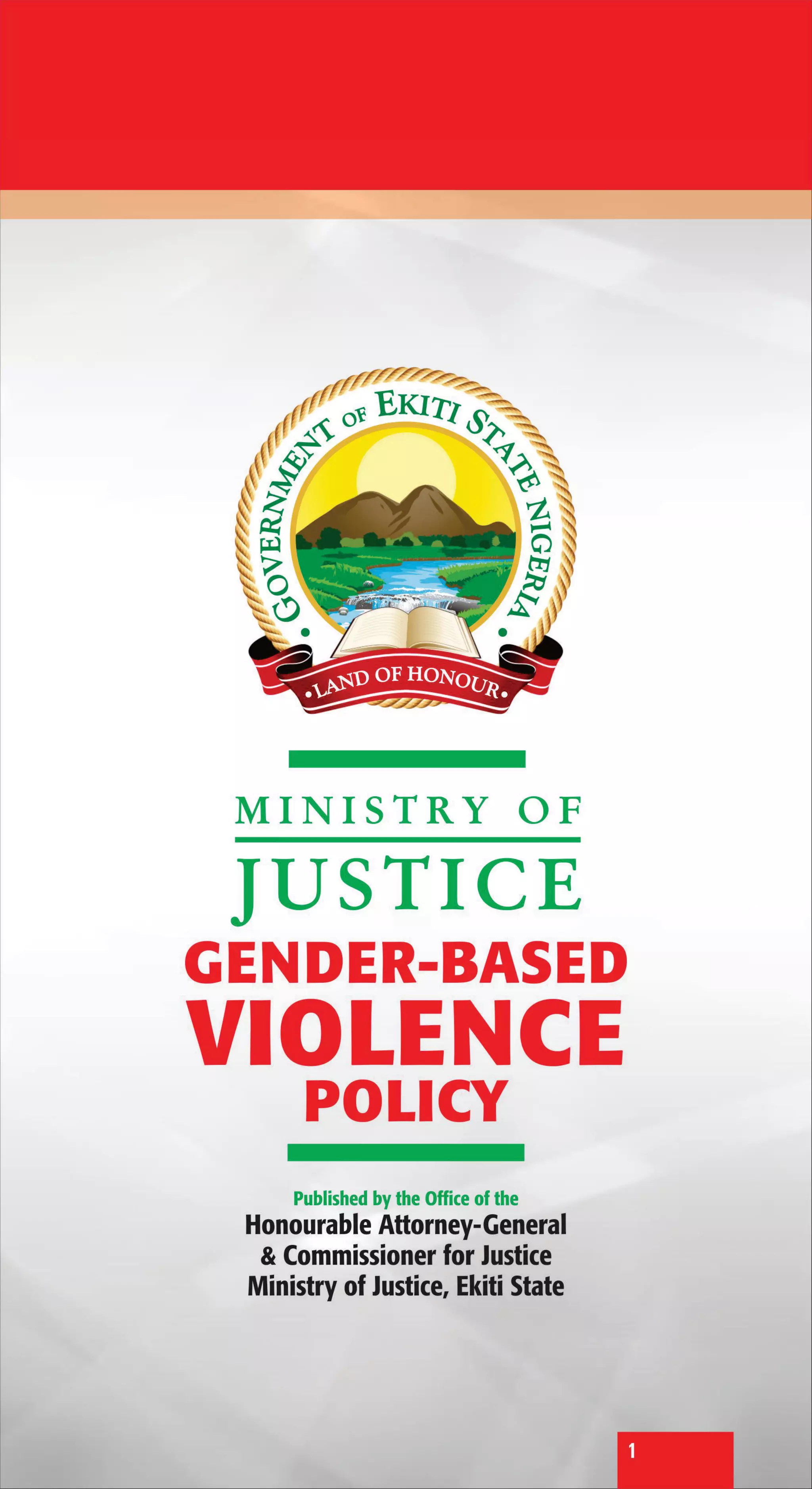 Ekiti Gender-Based Violence Policy. | PDF