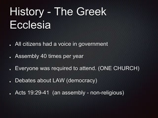 The Ecclesia - Bishop Horace Ransom Jr. | PPTX