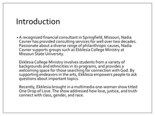 Ekklesia College Ministry Supports the Arts | PPTX | Christianity ...