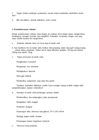 Eklamsia lengkap | DOCX