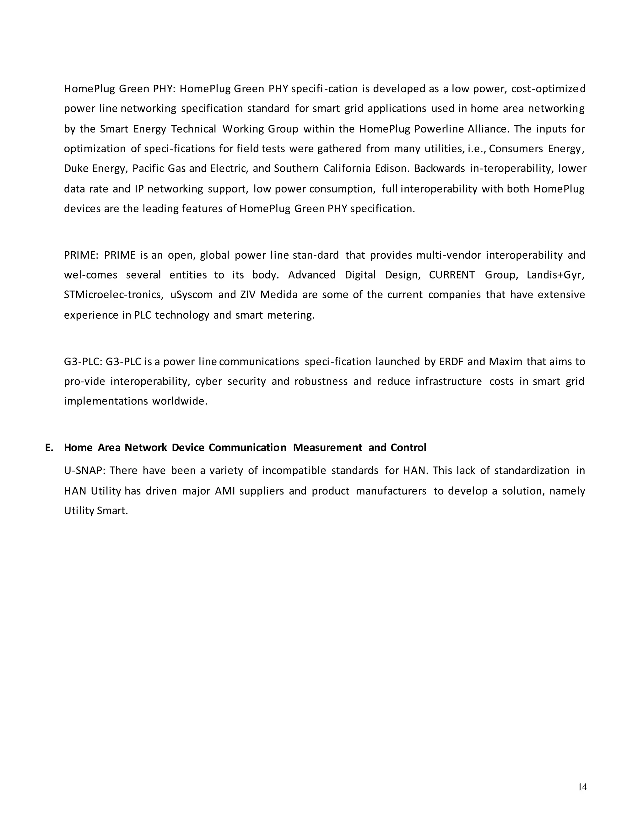 Advanced Metering Infrastructure Standards and protocol | DOCX