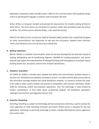 Advanced Metering Infrastructure Standards and protocol | DOCX