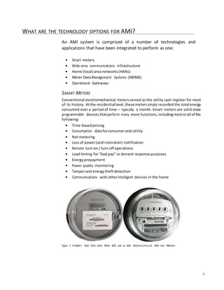 Advanced Metering Infrastructure Standards and protocol | DOCX