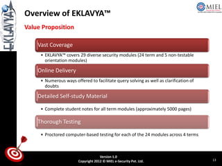 Eklavya - Distance Education / Online Programme on Information Security ...