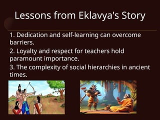 Eklavya Mahabharat life OS eklavya hardships of life | PPTX