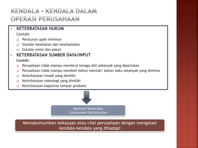 mata kuliah ekonomi manajerial pertemuan | PPTX