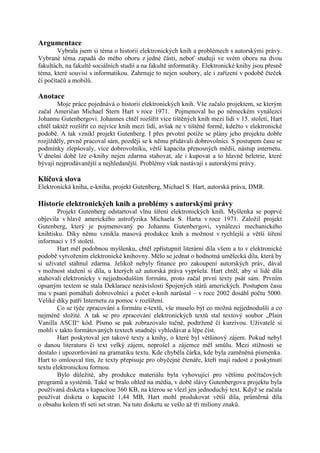 Závěrečný úkol KPI | PDF