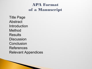 MELJUN CORTES research lectures_apa_format_terminal_reports | PPT