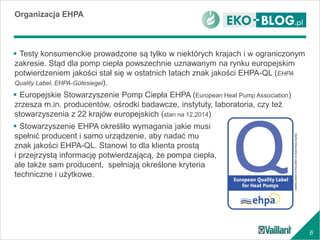 Znak jakości EHPA dla pomp ciepła | PPT