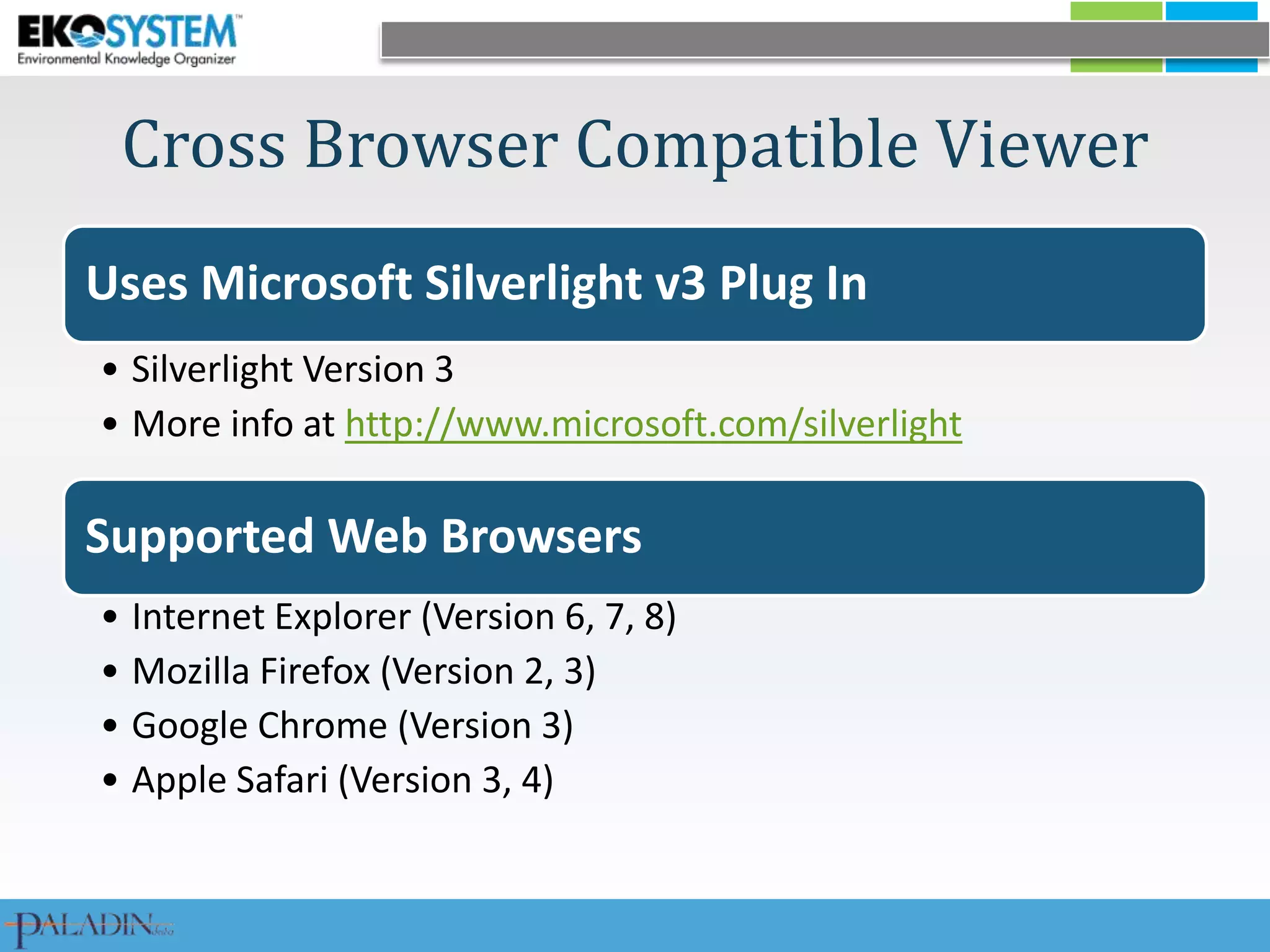 EKO-System Map Viewer Technology Overview | PPTX