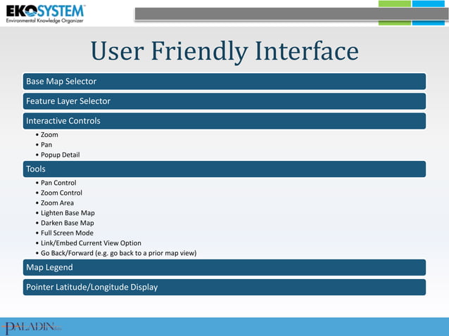 EKO-System Map Viewer Technology Overview | PPT