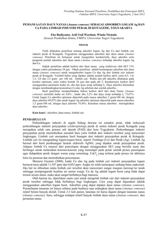 Eko budiyanto pemanfaatan daun nanas | PDF