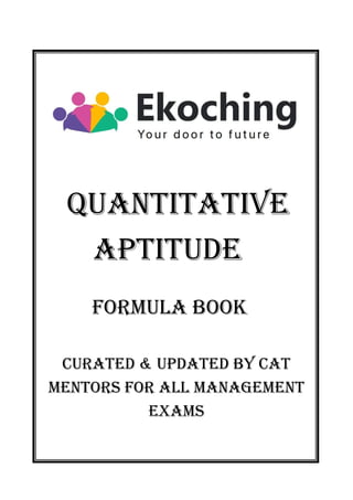 Quant Formula Book | PDF