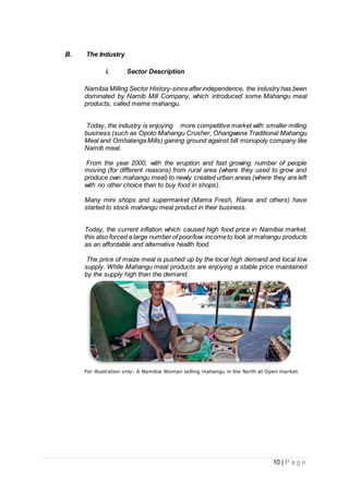 Ekoka mahangu mills business plan | DOCX