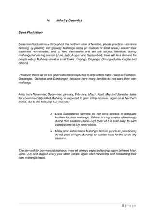 Ekoka mahangu mills business plan | DOCX