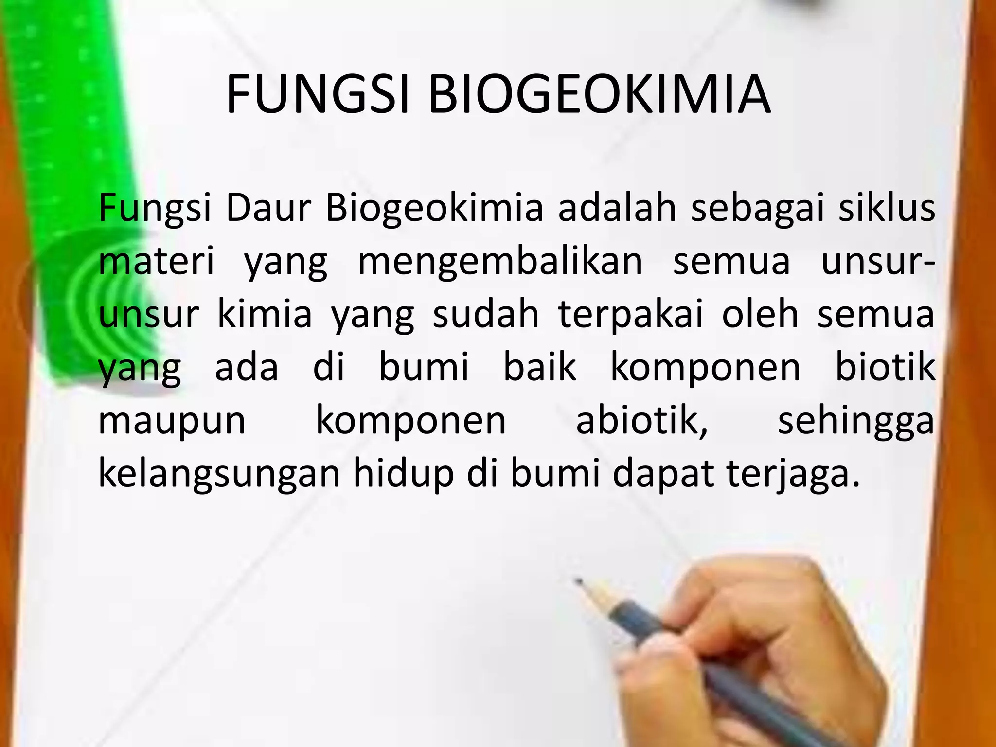 Ekologi biogeokimia ppt | PPTX