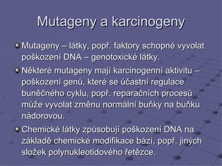 Ekologie a ekogenetika II | PPT