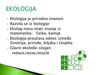 Ekologija | PPTX