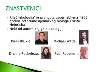 Ekologija | PPTX