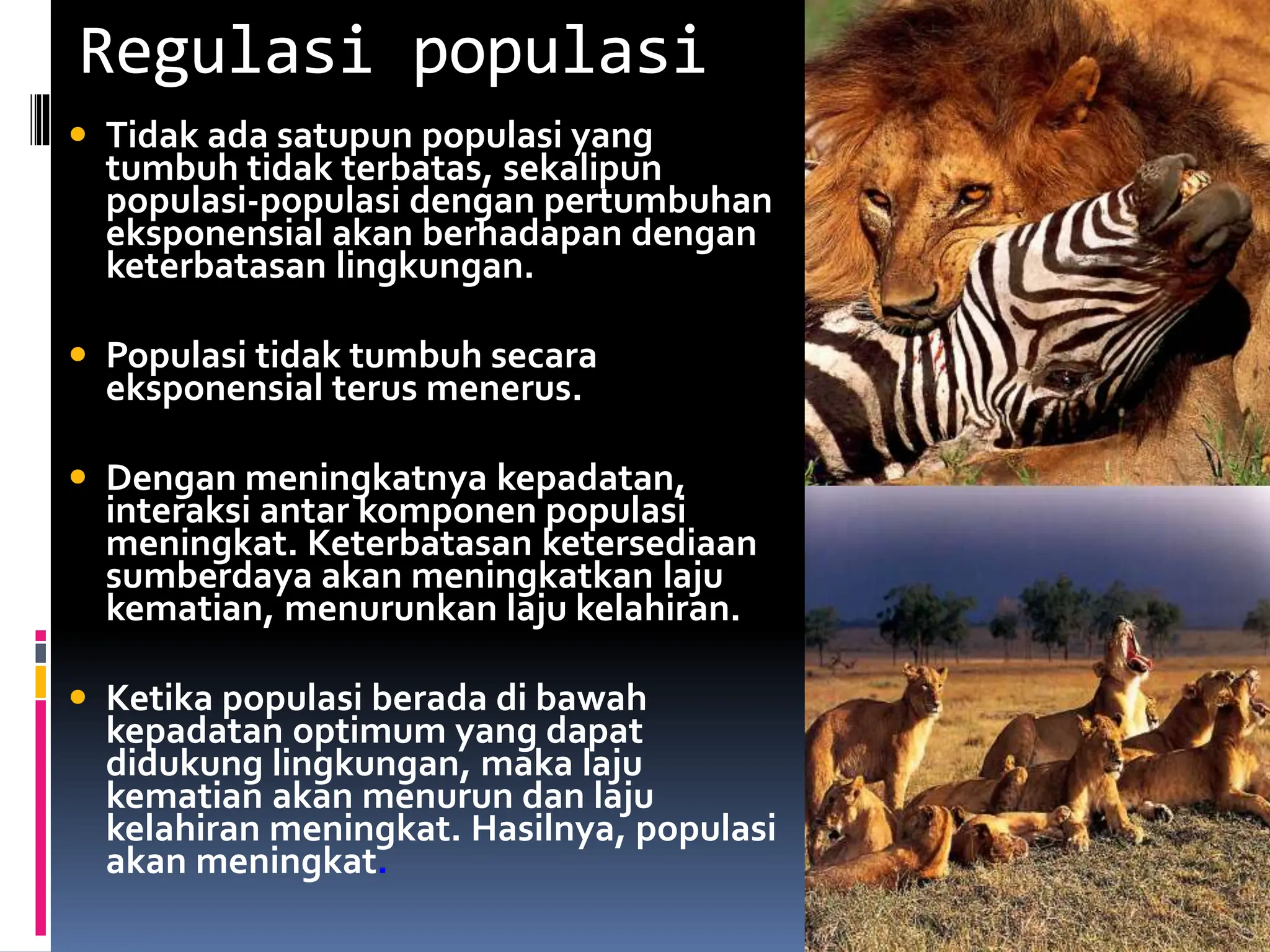 Ekologi pertumbuhan populasi lingkungan. | PPTX