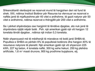 Ekologji humane energjia dhe resurset | PPT