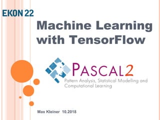 Ekon22 tensorflow machinelearning2 | PPT