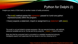 EKON 25 Python4Delphi_mX4 | PPT