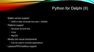 EKON 25 Python4Delphi_mX4 | PPT