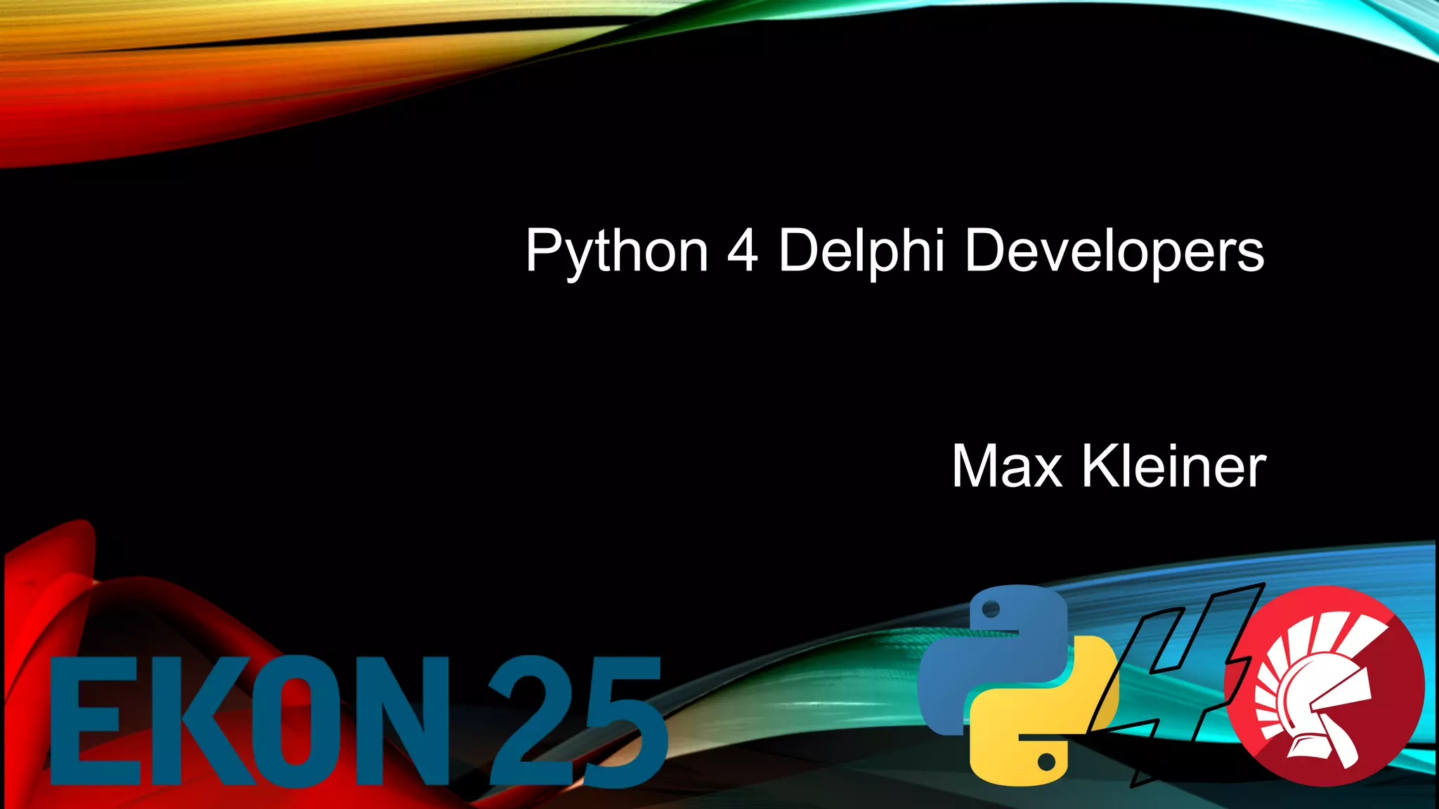 Ekon 25 Python4Delphi_MX475 | PPT