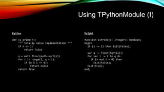 Ekon 25 Python4Delphi_MX475 | PPT