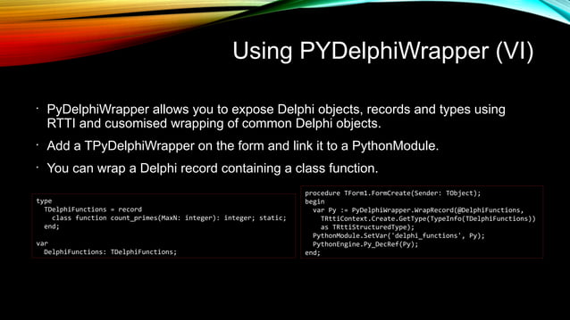Ekon 25 Python4Delphi_MX475 | PPT