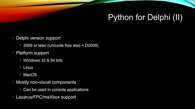 Ekon 25 Python4Delphi_MX475 | PPT