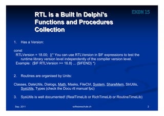 Ekon bestof rtl_delphi | PPT
