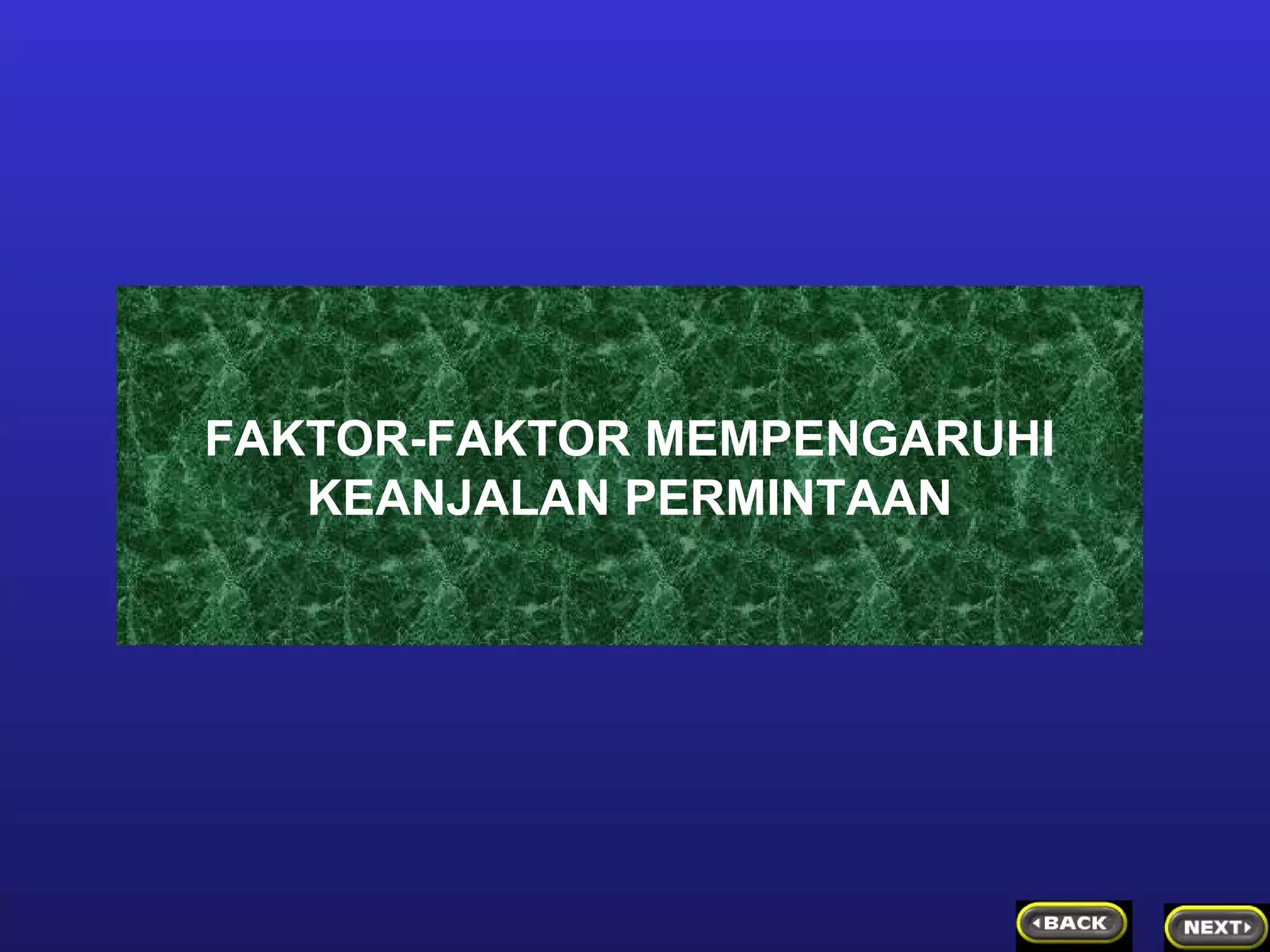 keanjalan permintaan dan penawaran | PPT