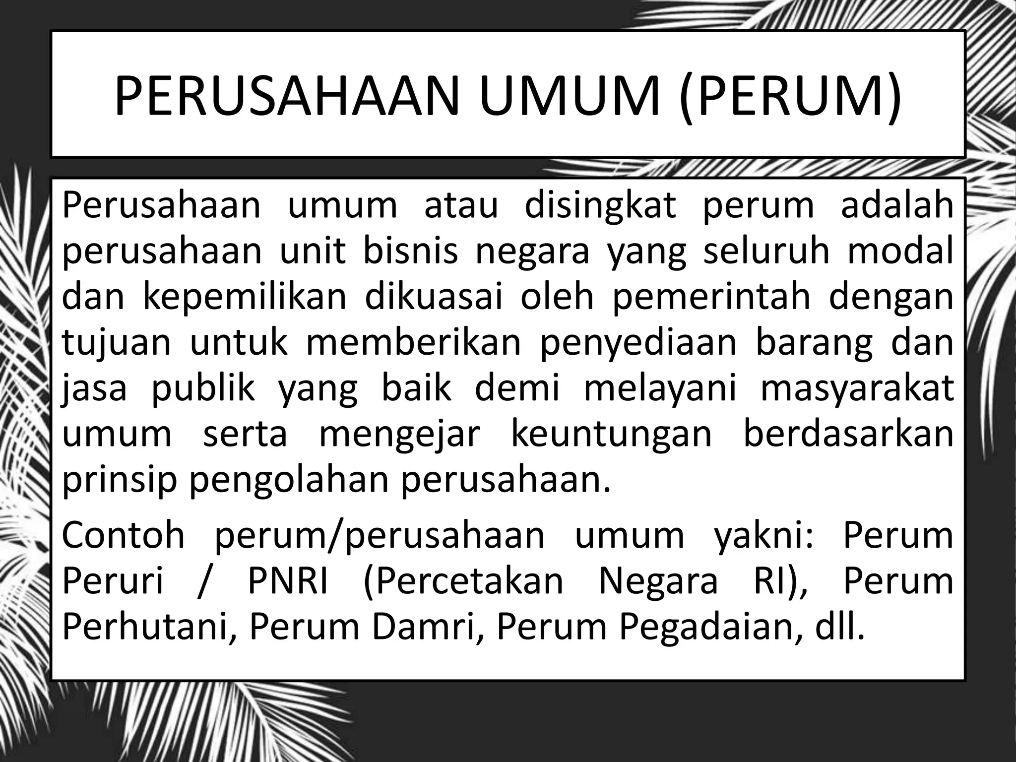 Ekonomi - BUMN, BUMD, dan BUMS (Kelas X) | PPTX