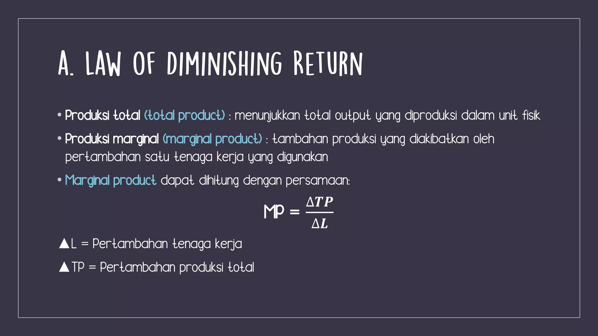 Ekonomi - Teori Perilaku Produsen | PDF