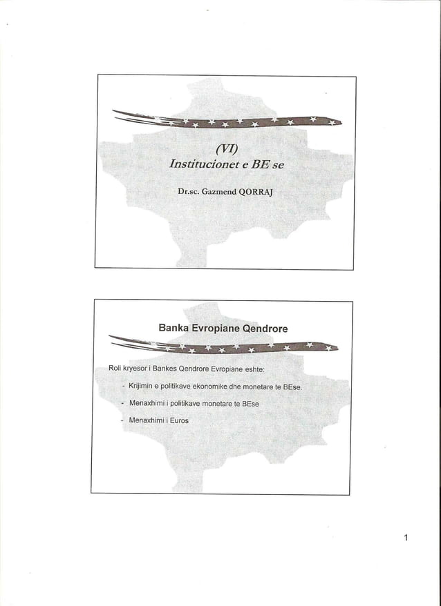 Ekonomia e Kosovës dhe BE-së - Dr. Gazmend Qorraj (Sllajdet e ...