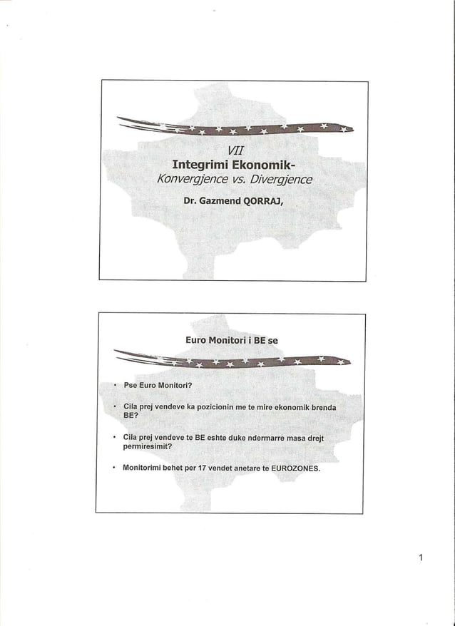 Ekonomia e Kosovës dhe BE-së - Dr. Gazmend Qorraj (Sllajdet e ...
