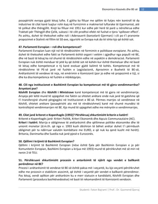 Ekonomia e Kosovës dhe BE-së - Dr. Gazmend Qorraj (Pyetje dhe përgjigje ...