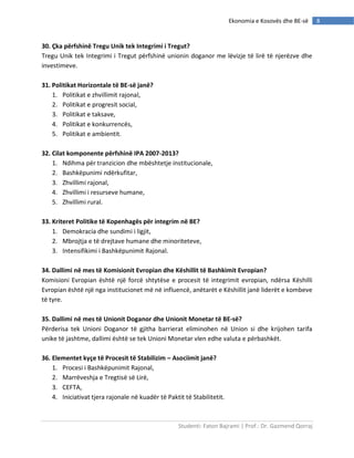 Ekonomia e Kosovës dhe BE-së - Dr. Gazmend Qorraj (Pyetje dhe përgjigje ...