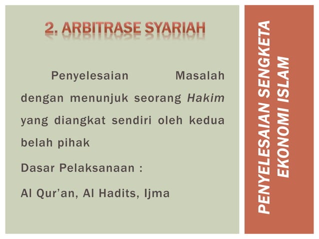 Sistem Ekonomi Islam atau Syariah | PPTX