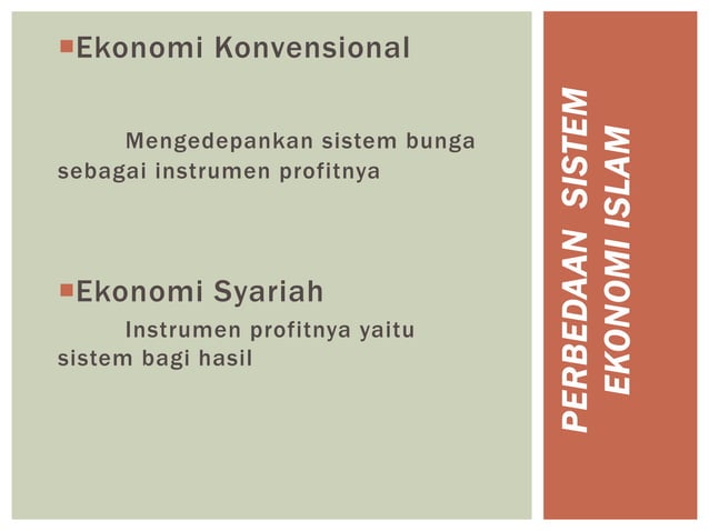 Sistem Ekonomi Islam atau Syariah | PPTX