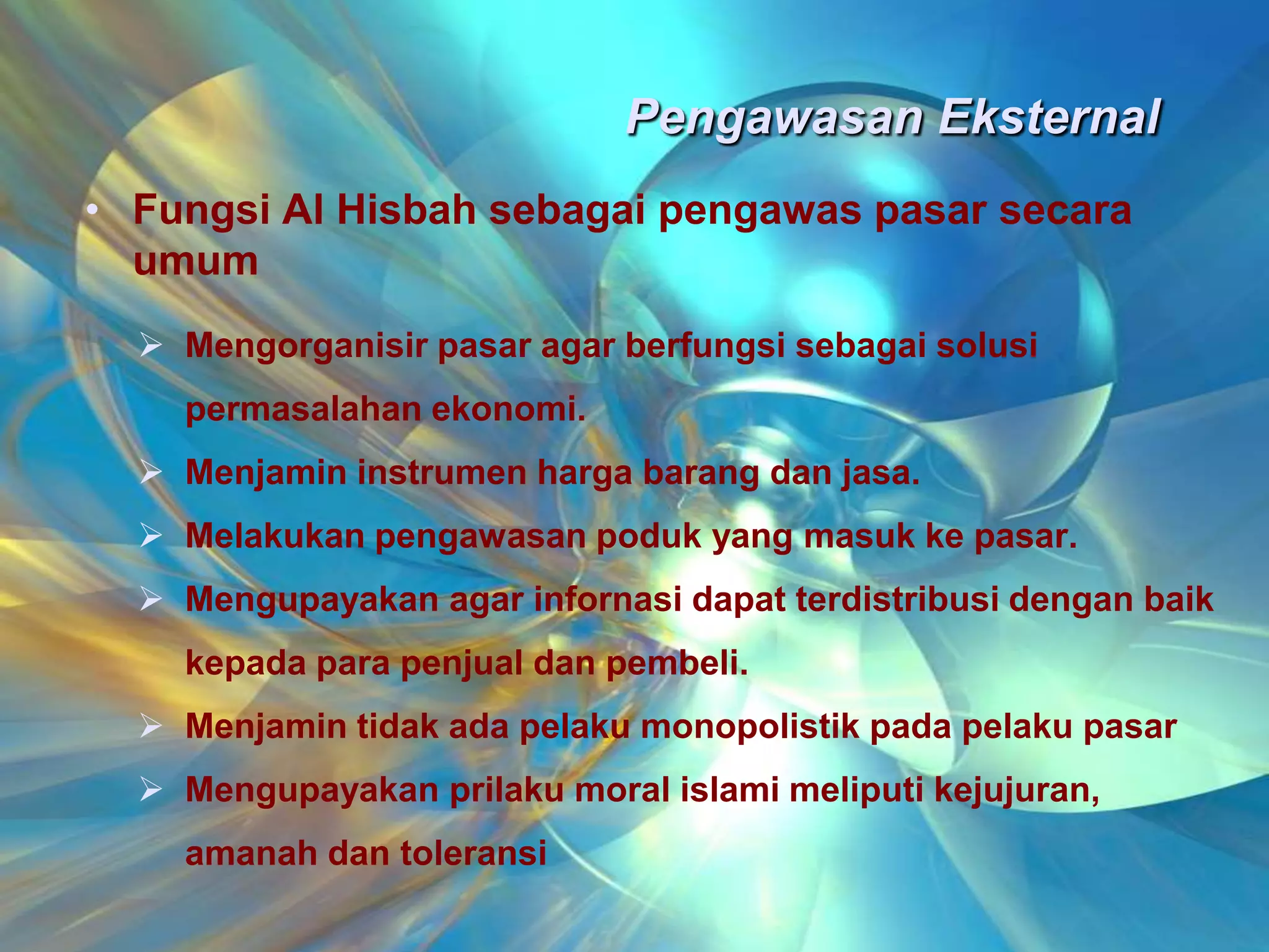 Mekanisme Pasar Dalam Islam - Ekonomi Islam | PPTX