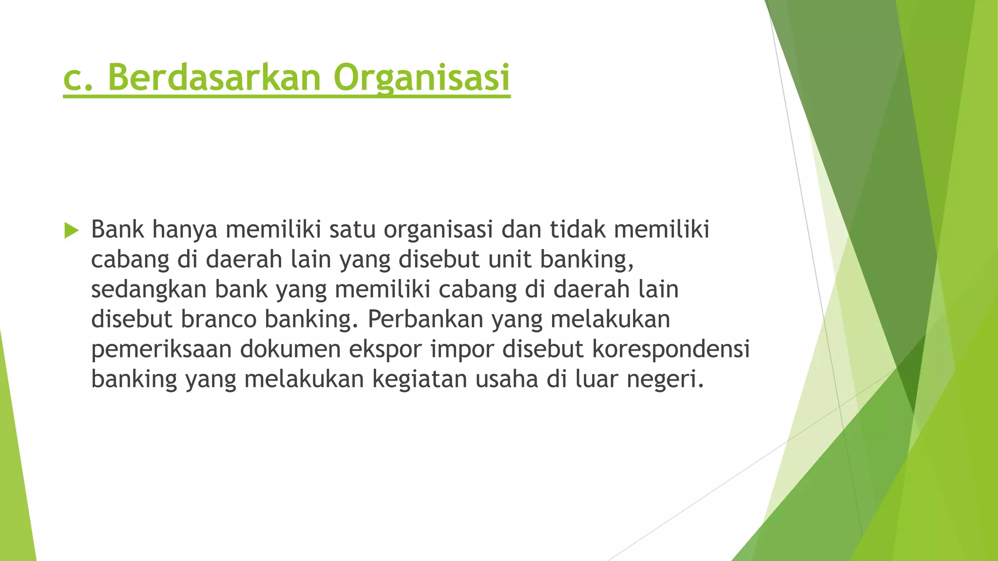 Jenis-jenis lembaga perbankan | PPTX