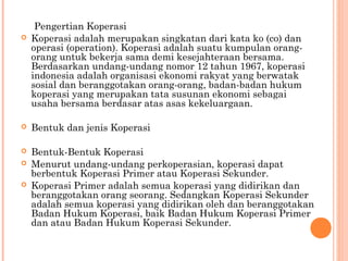Ekonomi koperasi herwin | PPT