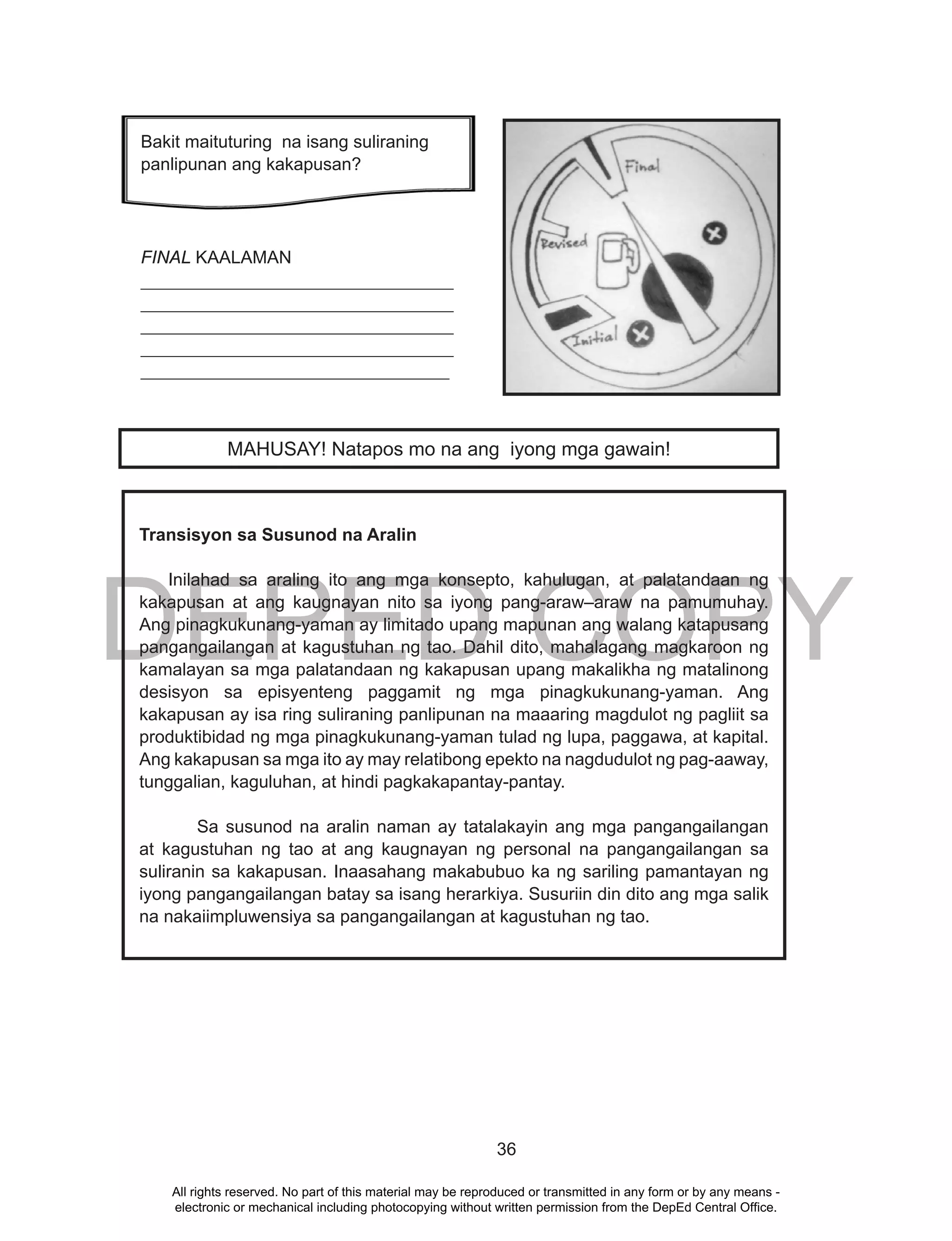 AP9_LM_Ekonomiks_Yunit 1 | PDF